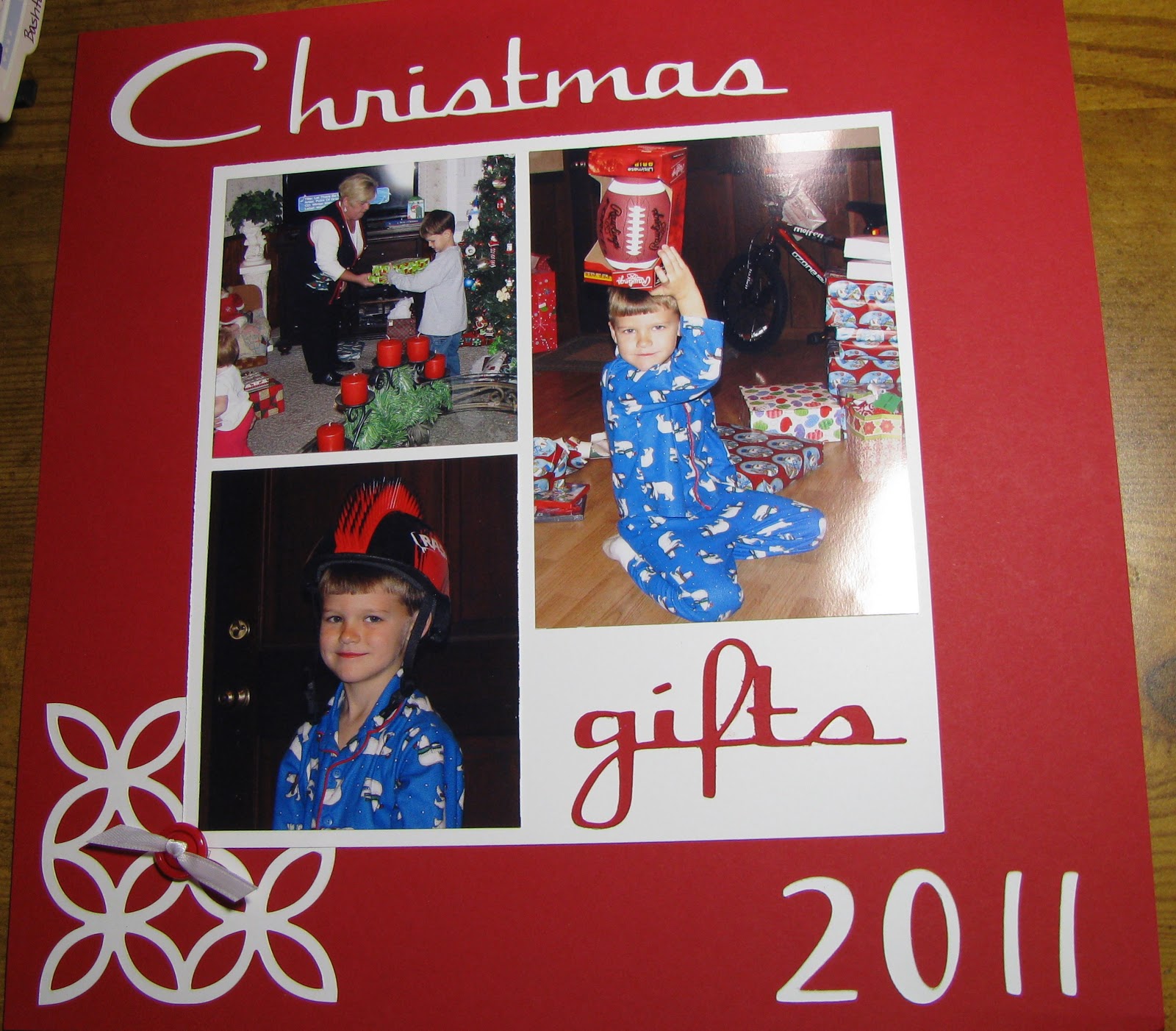 Stacy's Stampin' Spot: Christmas Gifts Two Page Layout