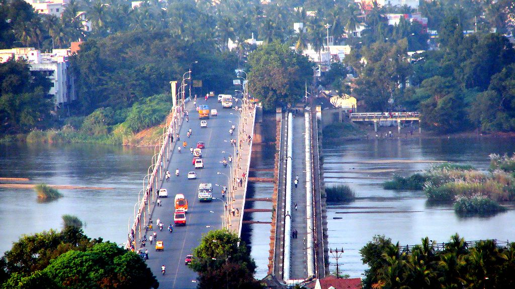 Bridge across the river Cauvery, Tiruchirapalli - British legacy