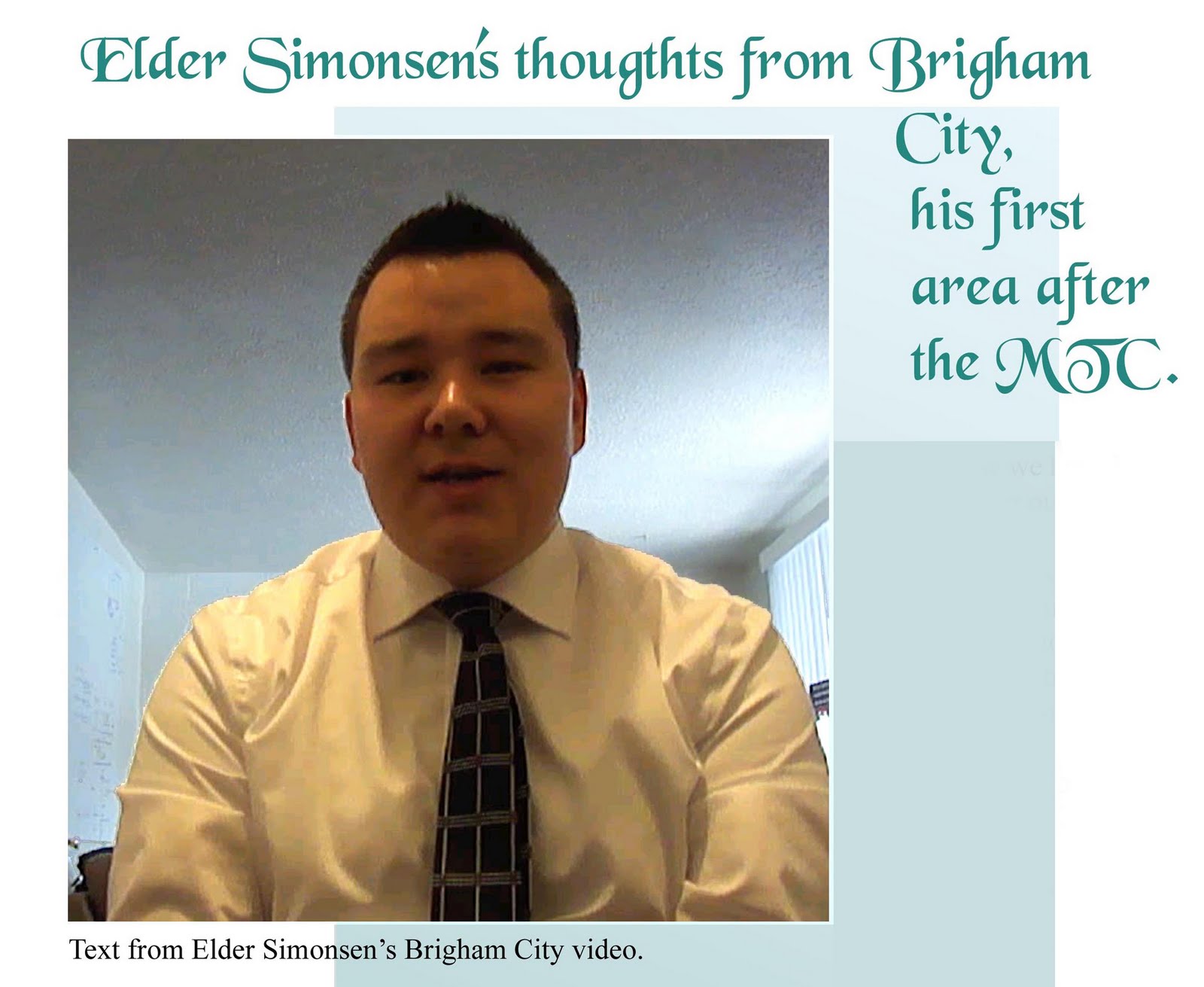 Elder JJ Simonsen: Spring to Summer with Elder Simonsen in the Utah ...