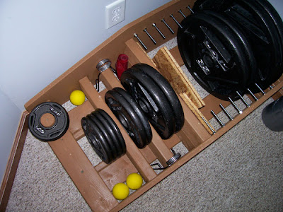 Homemade Strength: Weight Storage Rack