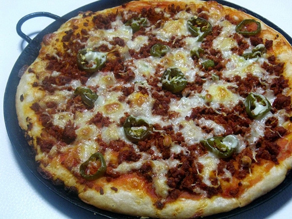 recetas de pizzas caseras: pizza mejicana