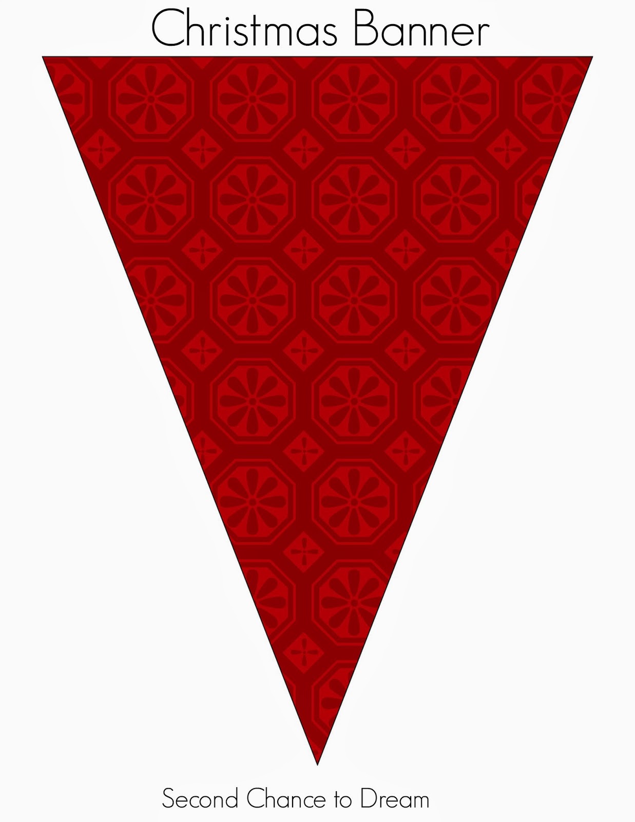 Second Chance To Dream - Prinatble Christmas Banner