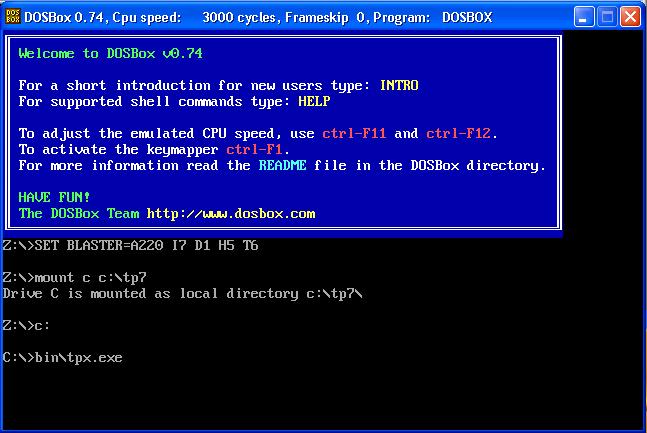 INSPIRATION: turbo pascal dengan dosbox