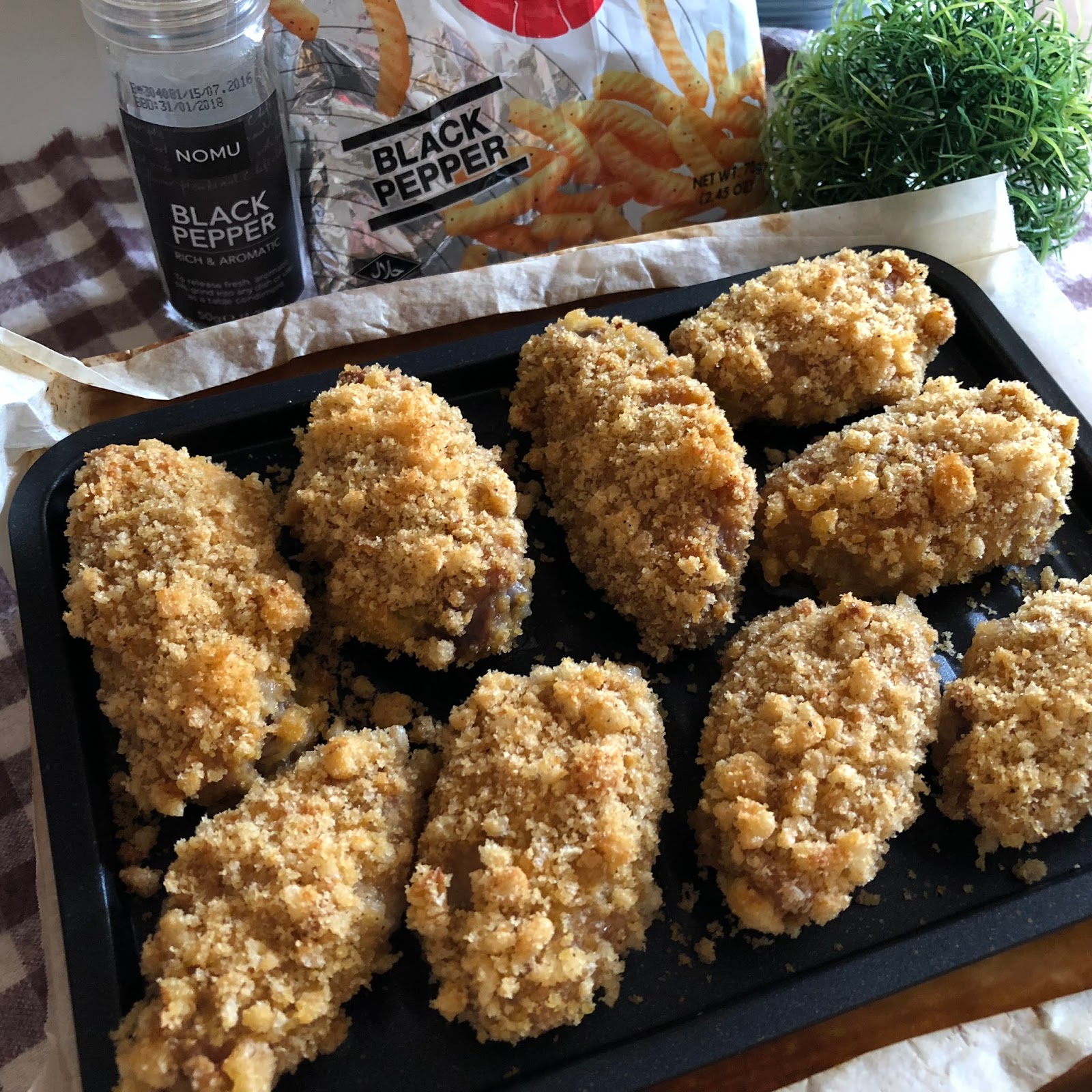 My Mind Patch: Crispy Cracker Coated Mid-Joint Wing