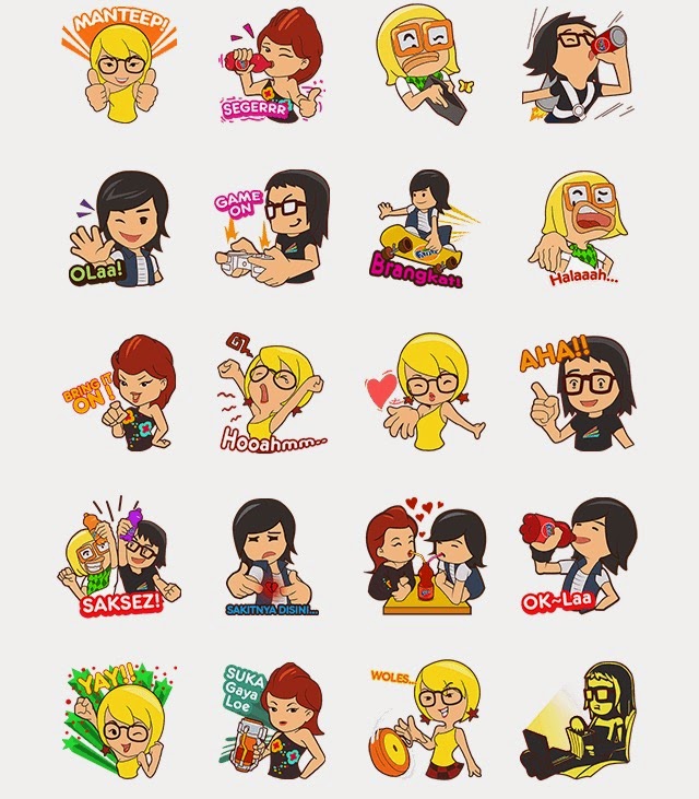 LINE Stickers Community: Free line stickers-FANTA Crew: It's Fun Time!