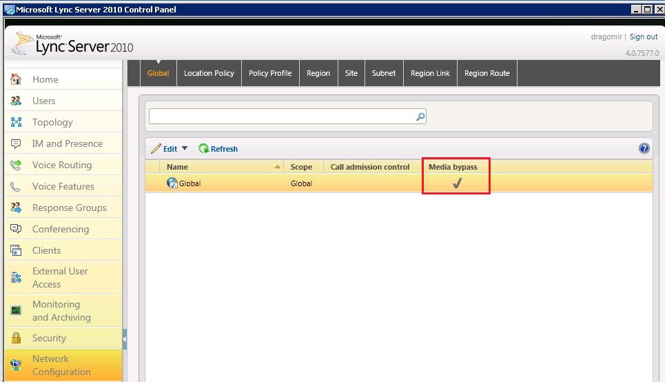 Unified Communications with Microsoft: Media Bypass - Lync 2010