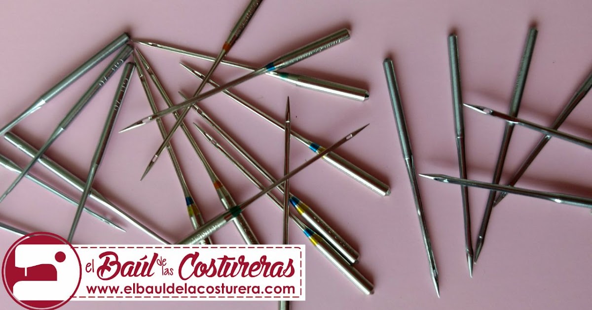 La aguja de máquina de coser