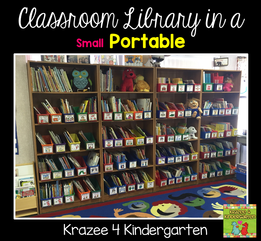 Krazee 4 Kindergarten: Classroom Library Labels