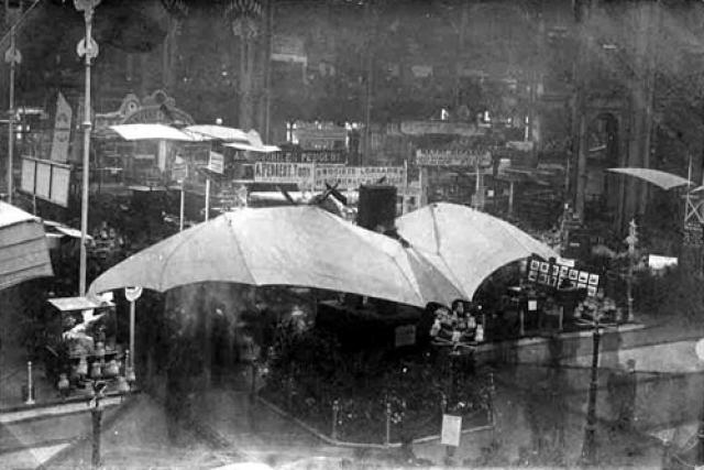 INVENTOS DE SIGLO XIX: Avión-Clément Ader (1890).