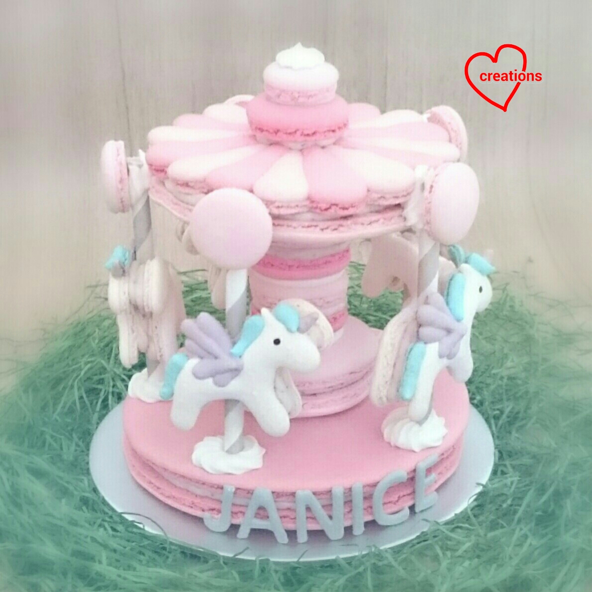 Loving Creations for You: Lavendar Earl Grey Pink Unicorn Macaron ...