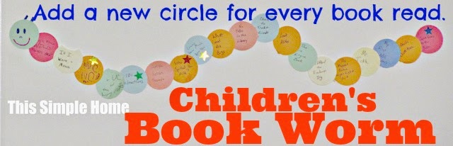 Children's Book Worm - This Simple Home