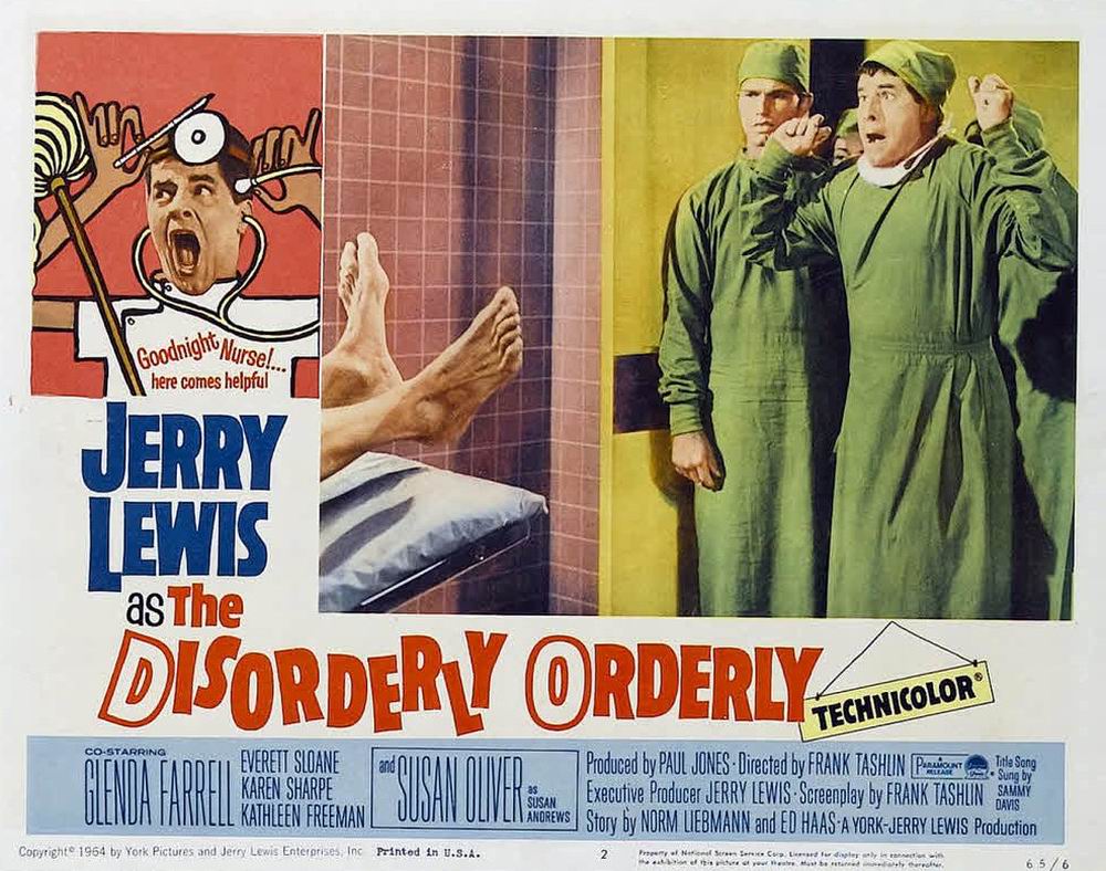 100 Years of Cinema Lobby Cards: The Disorderly Orderly (1964)