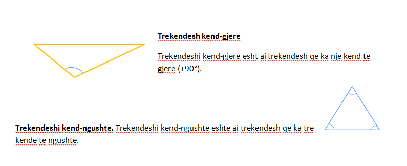 Detyra Kursi Te Gatshme Me Porosi: Njashmetia e trekendshave - matematik