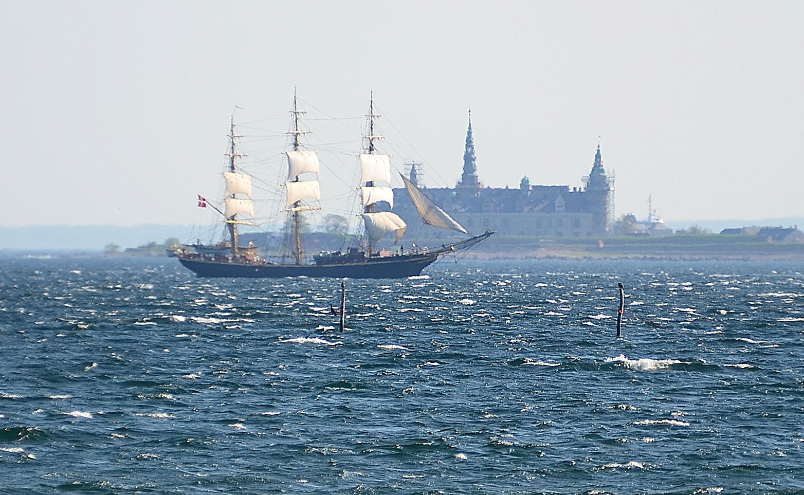 The Things I Enjoy: Danish sail training ship Georg Stage "racing" with ...