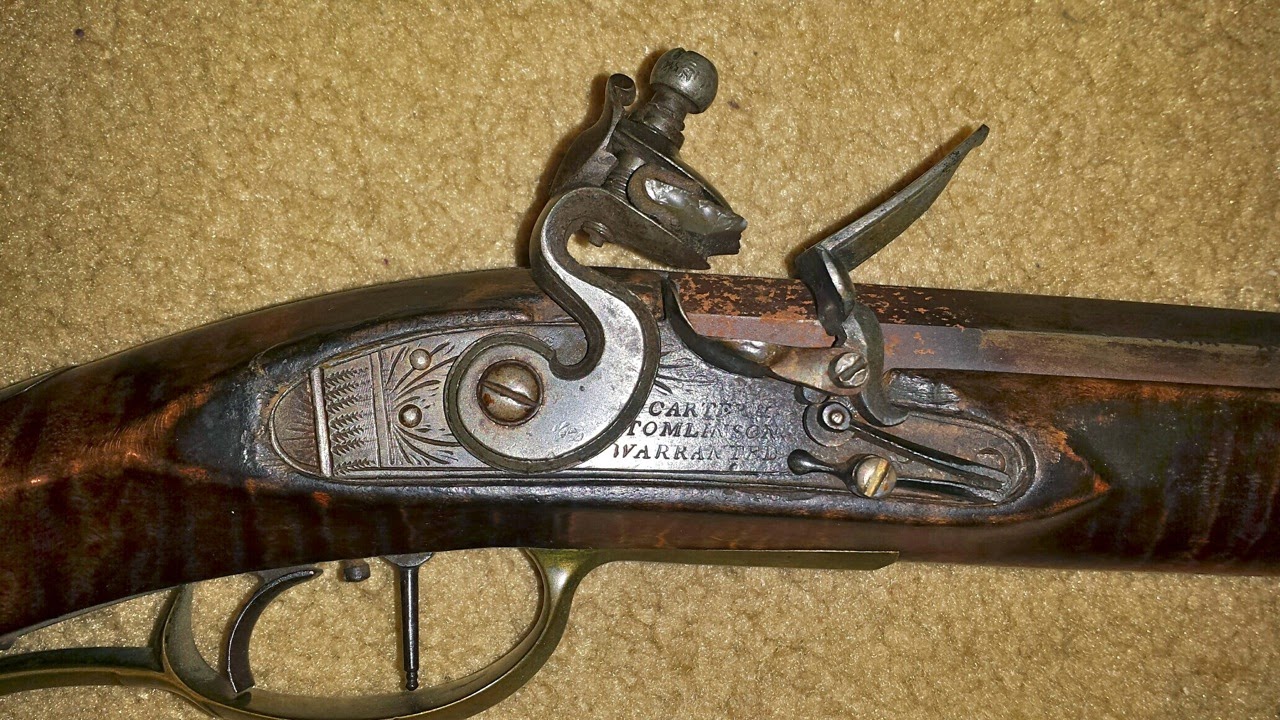 Contemporary Makers: Antique Flintlock Rifle Possible N.C. School c.1820-30