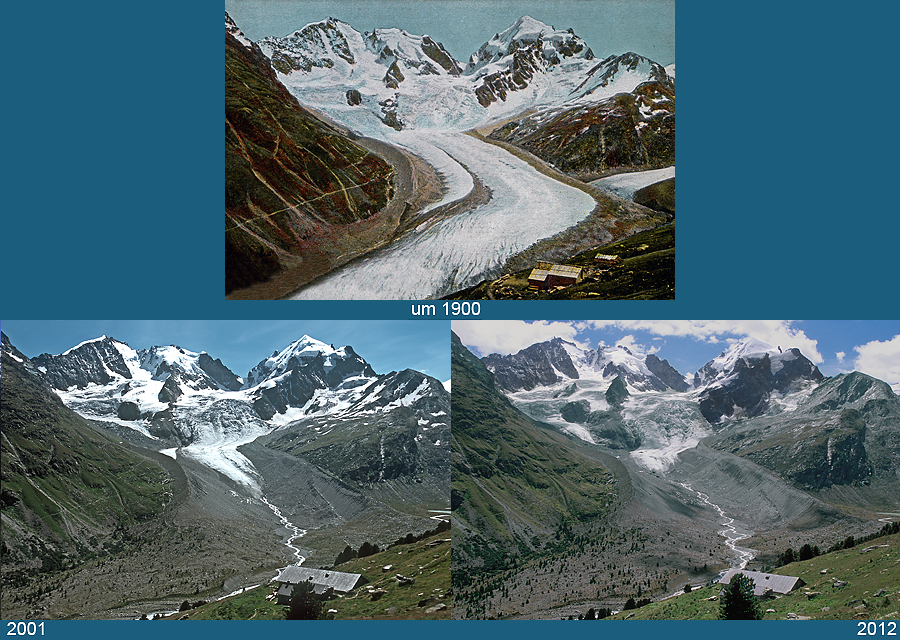 Alpejskie lodowce znikają na naszych oczach ~ Naturalnie