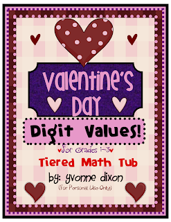 Sassy in Second: Freebie Valentine's Math Tub and Valentine's Day ...