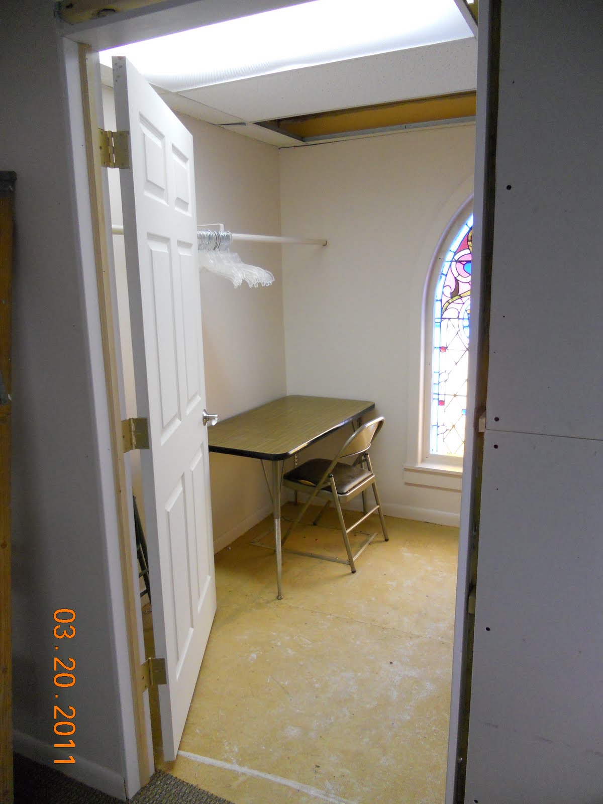 Holy Trinity Catholic Church: Bathroom still a work in progress