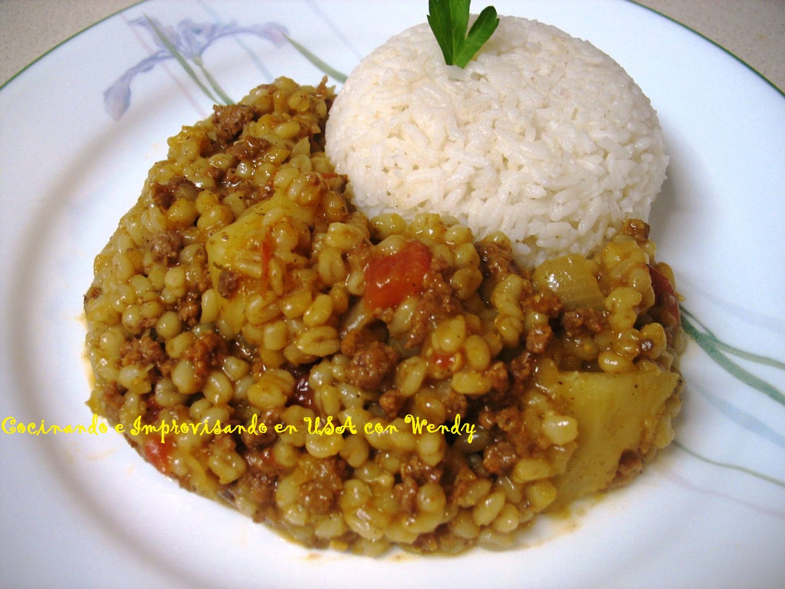 Cocinando con Wendy: TRIGO CON CARNE