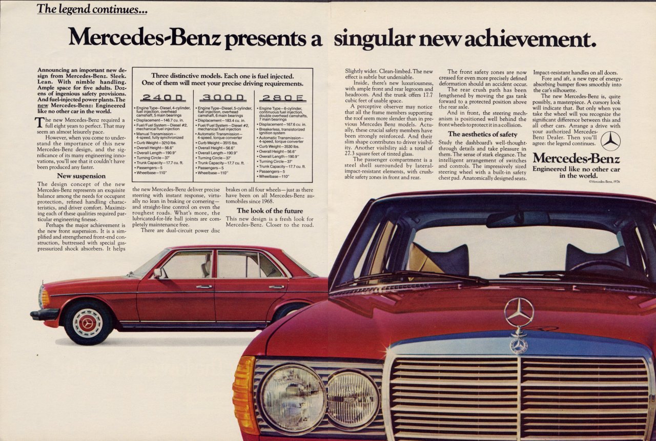 Old Mercedes Ads Gallery