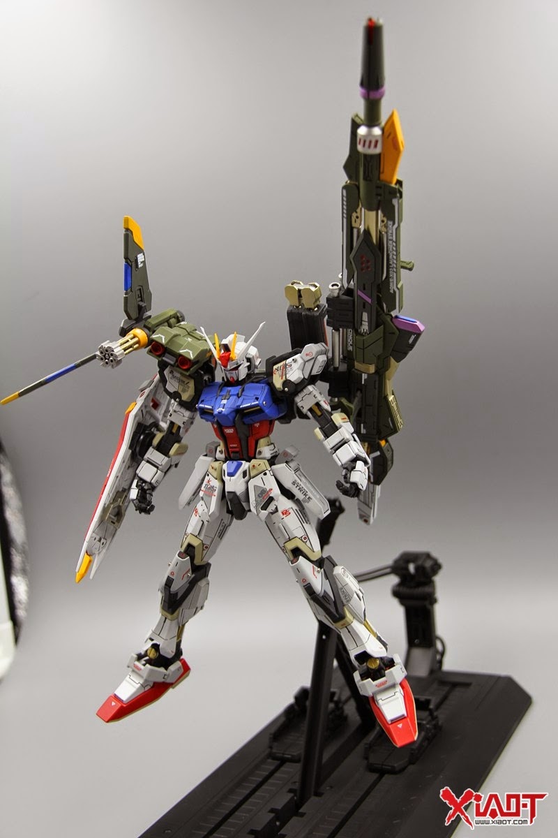 Custom Build: Bandai + DM 1/100 Perfect Strike Gundam "Detailed"