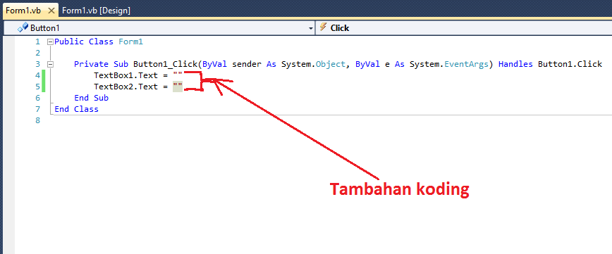 VISUAL BASIC NET PART 3 – TUTORIAL MEMBUAT TOMBOL HAPUS DAN KELUAR ~ JONCODE