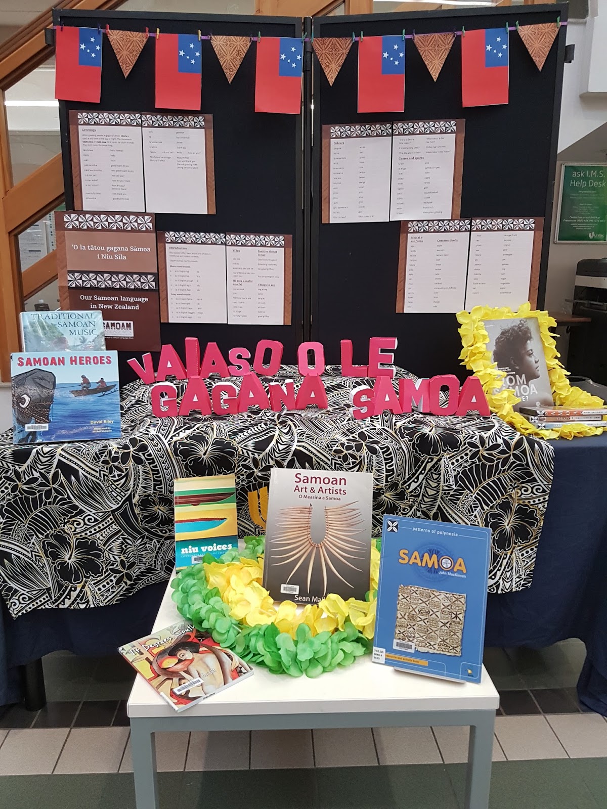 Library News - Unitec: Samoan Language Week 2017