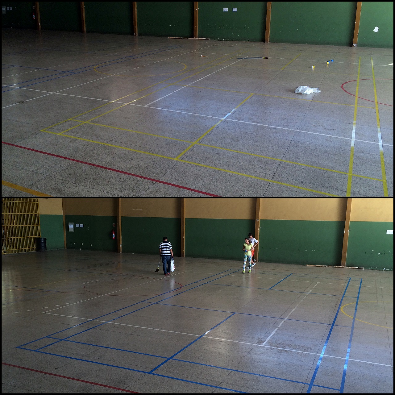 Badminton no meio do mundo: Quadras da UEAP