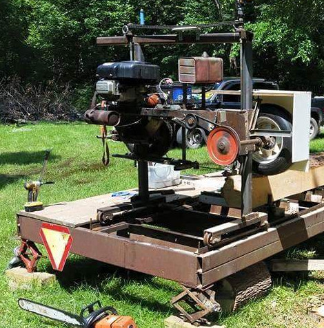 Dunt Welding Machine & Hydraulics: Bandsaw Lumber Mill - Simple Saw ...