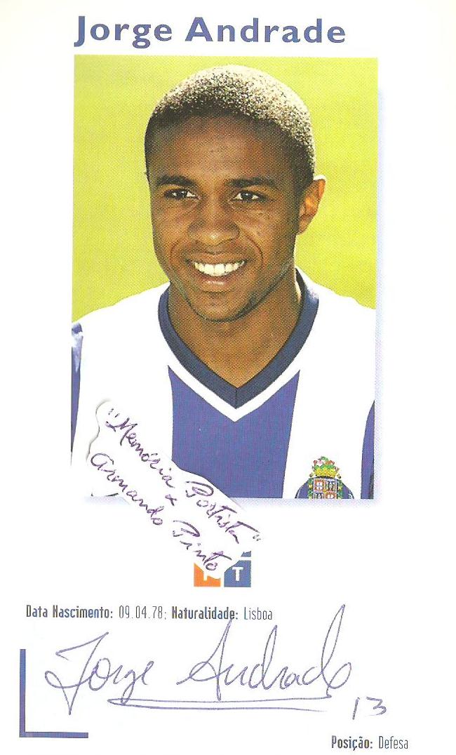 Memória Portista: Jorge Andrade: Um Dragão de Ouro Património Nacional