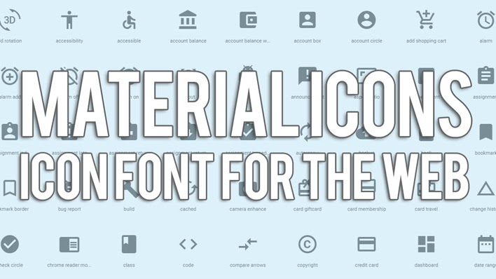 Cara Pasang Material Iconts Font For The Web Di Blog