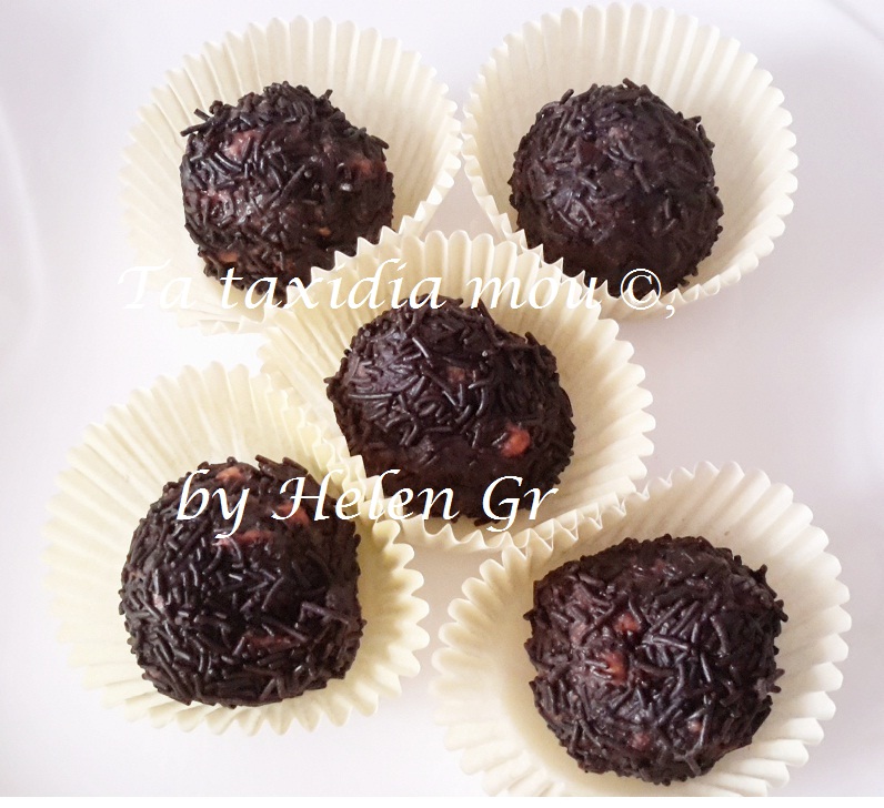 Τα ταξίδια μου : Πανεύκολα Τρουφάκια με Μπισκότα – Troufakia, Chocolate ...