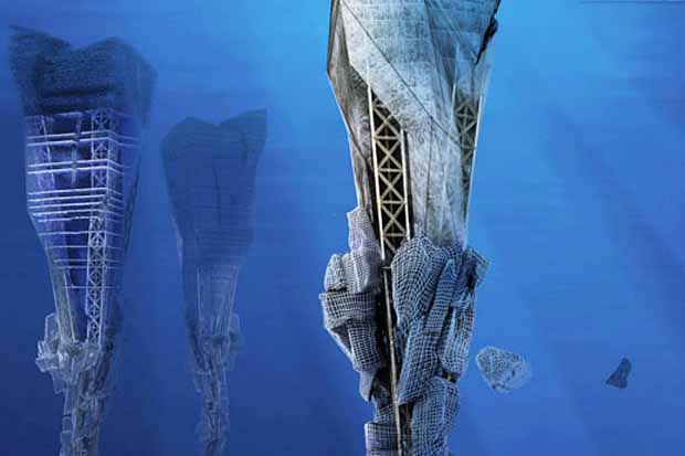 Back to Tap: Submerged Arcology: innovative ways to clean plastic from ...