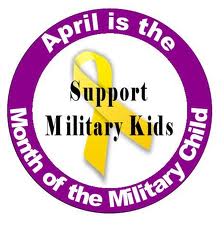 SERC Library: Month of the Military Child with Purple Up Day on April 13th