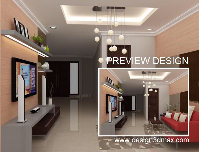 JASA DESAIN 3D INTERIOR GAMBAR EKSTERIOR: Jasa design panel tv ...