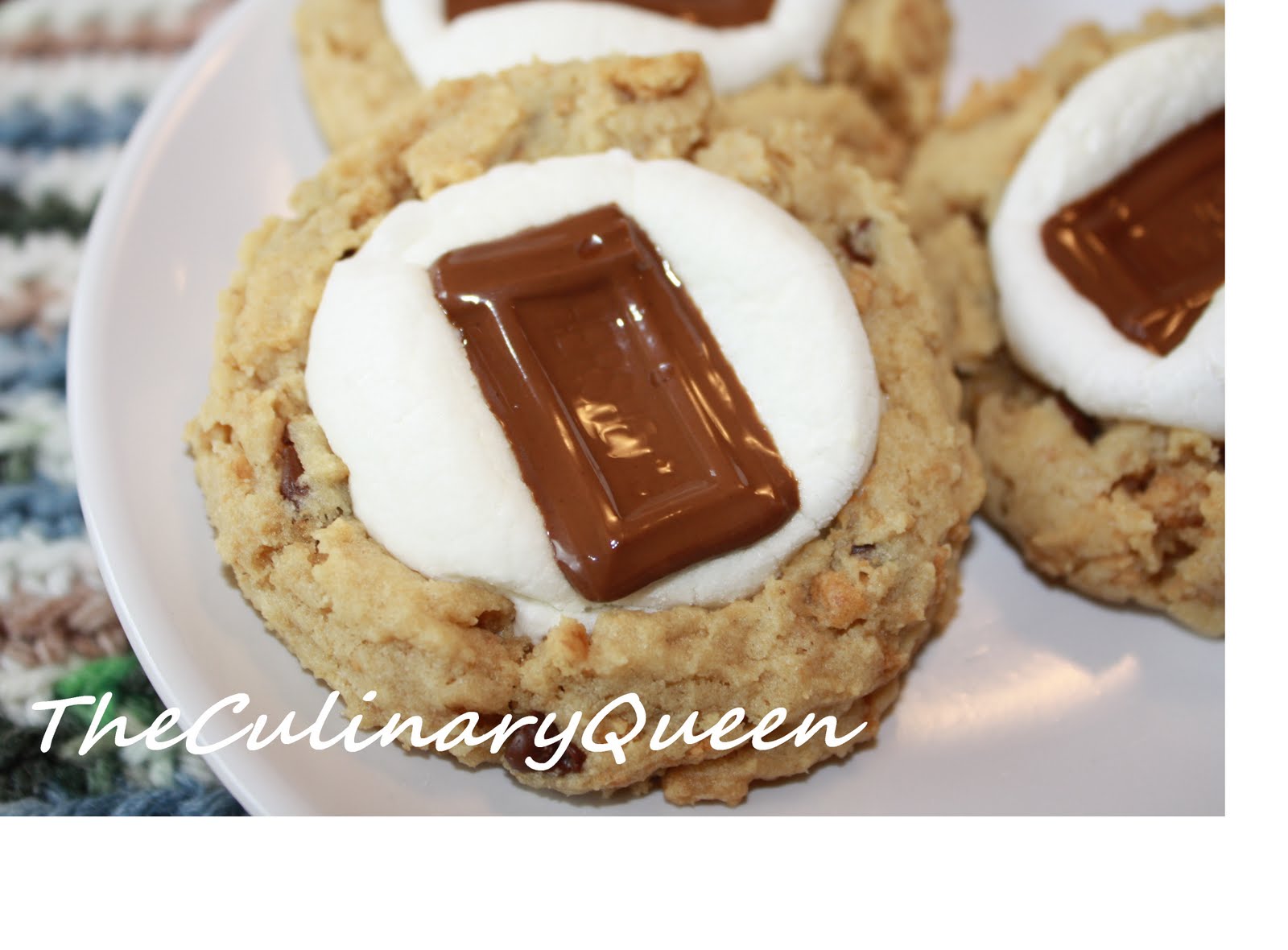 The Culinary Queen: Chocolate Chip S'more Cookies