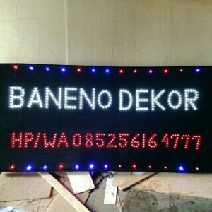 JUAL PAPAN NAMA TULISAN LAMPU LED SIGN: Tulisan Lampu Led CUSTOM jumlah ...