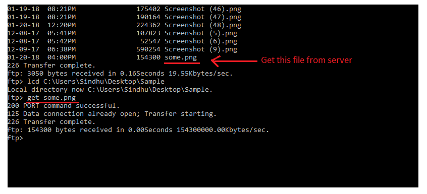 Command Prompt FTP - SINDHU'S BLOG