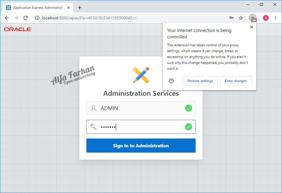 Setup Oracle Application Express 18 1 Di Oracle Database 11g ~ Open Networking