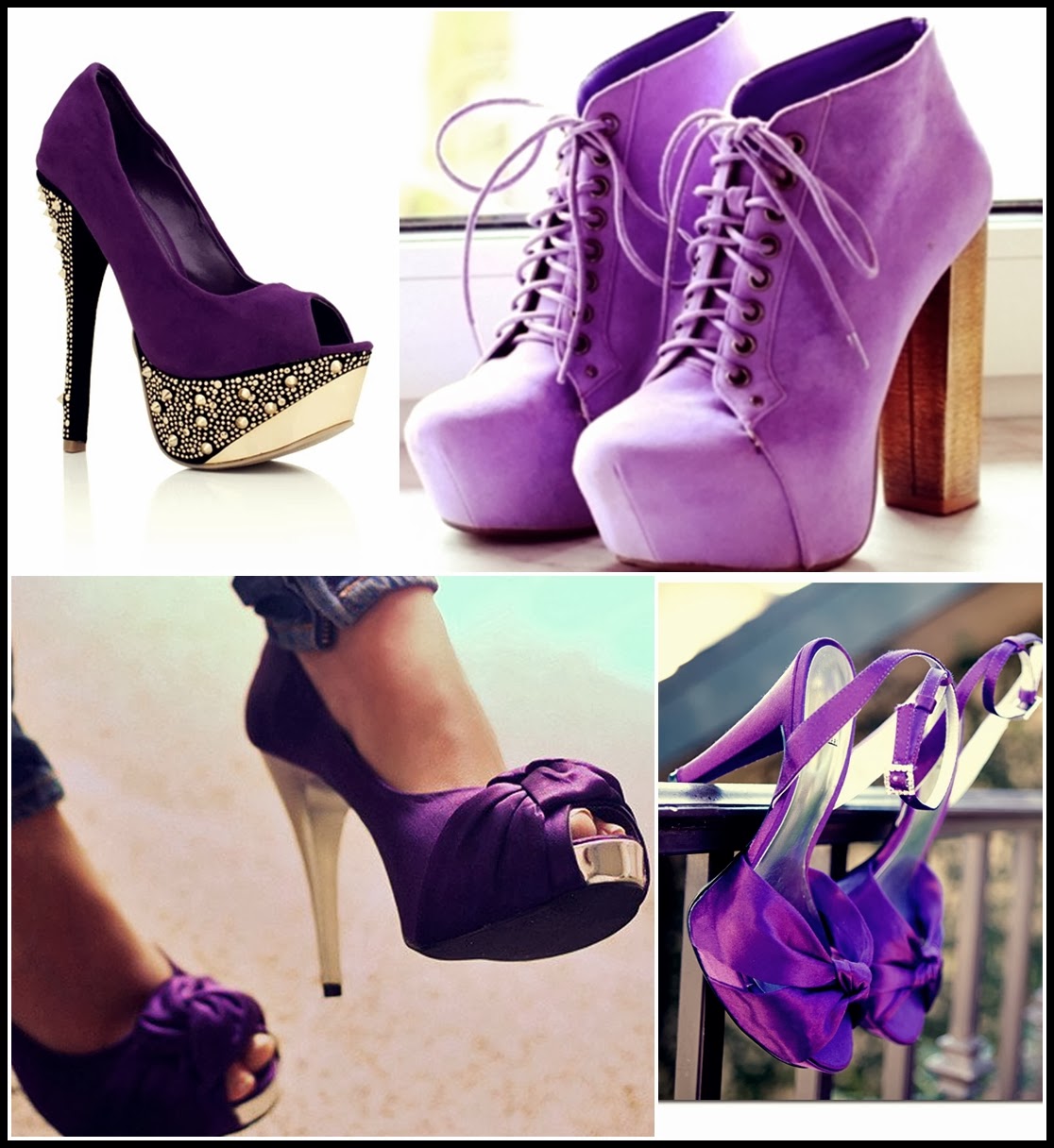 Louca por Sapatos (Post 8) - Tudo Roxo! - Pâmela Sensato | Resenhas & Afins