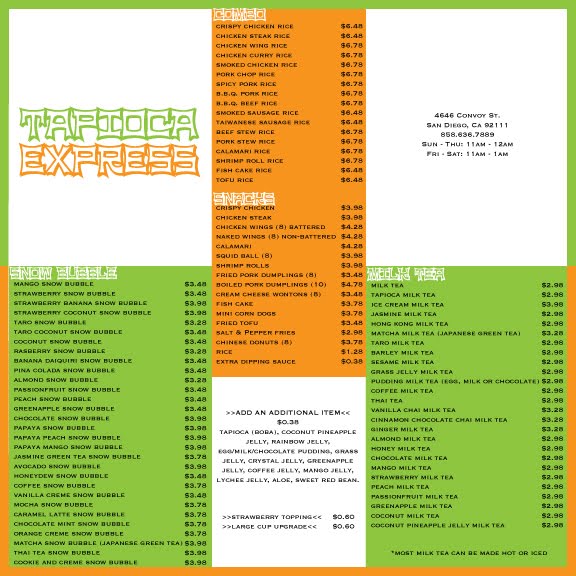 Advanced Graphic Design: Menu of Options