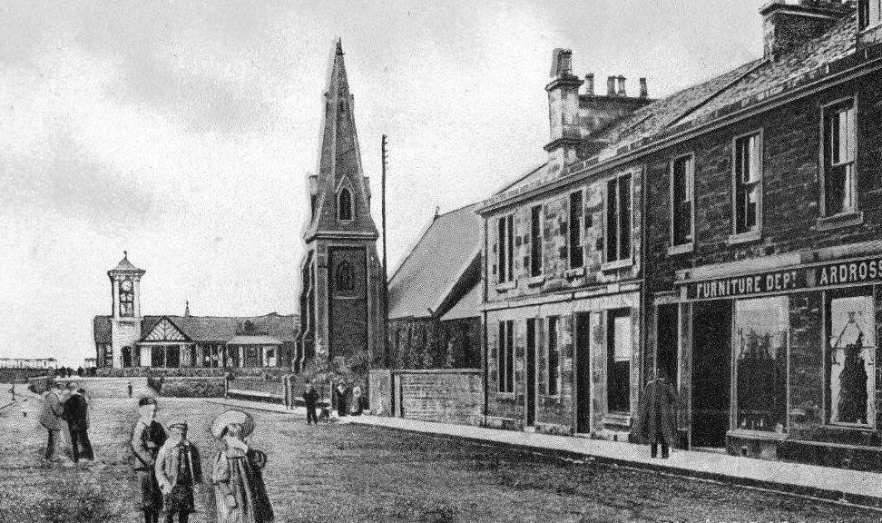 Tour Scotland: Old Photograph Barr Street Ardrossan Scotland