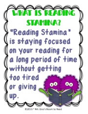 Mr. Giso's Room to Read: Raise That Reading Stamina!