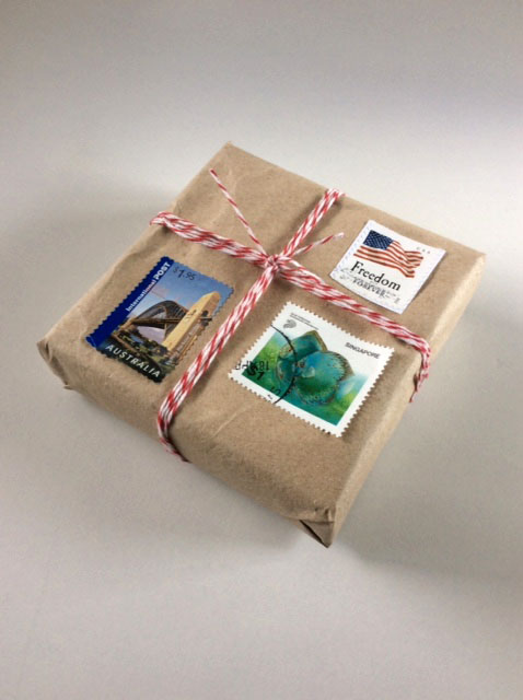 blah to TADA!: Crafty Uses for Old Postage Stamps