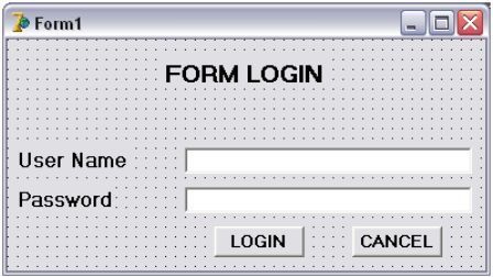 Membuat Login Sederhana Pada Delphi 7