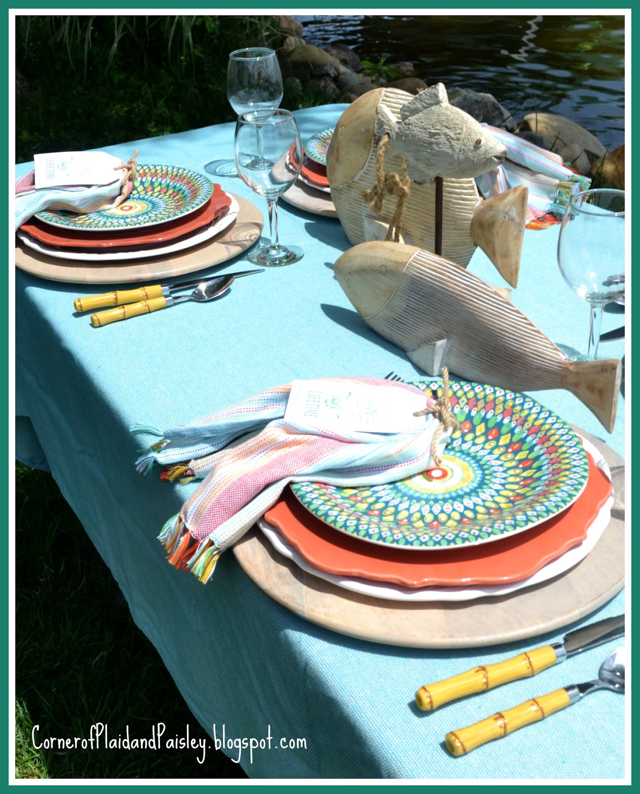 Corner of Plaid and Paisley: Fish Dinner!