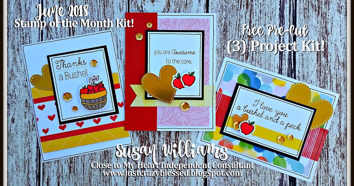Just Crazy Blessed : FREE Pre-cut Card Kits In JUNE!