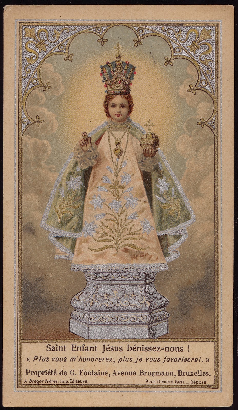 Holy Card Heaven: Infant of Prague: Annual Feast of the Coronation, 1st ...