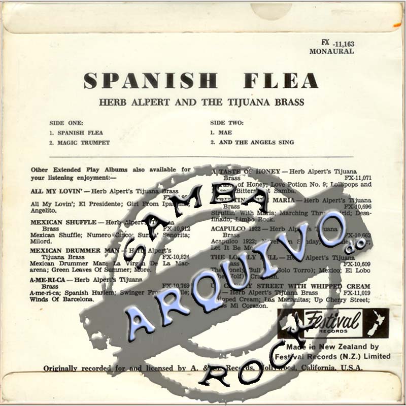 Herb Alpert's e Tijuana Brass 1966 Spanish Flea