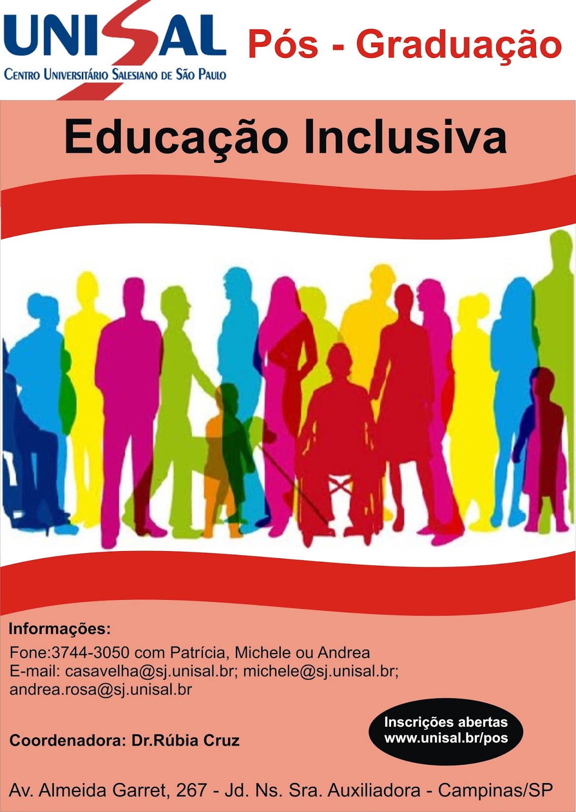Portfólio: Flyer e Cartaz Curso de Educação Inclusiva Portfólio: Flyer e Cartaz Curso de Educação Inclusiva